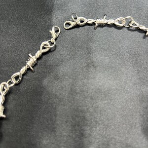 Y2K Barb Wire Choker Chain - Thorned Y2K Punk Chain - Gothic Y2k Chain ...