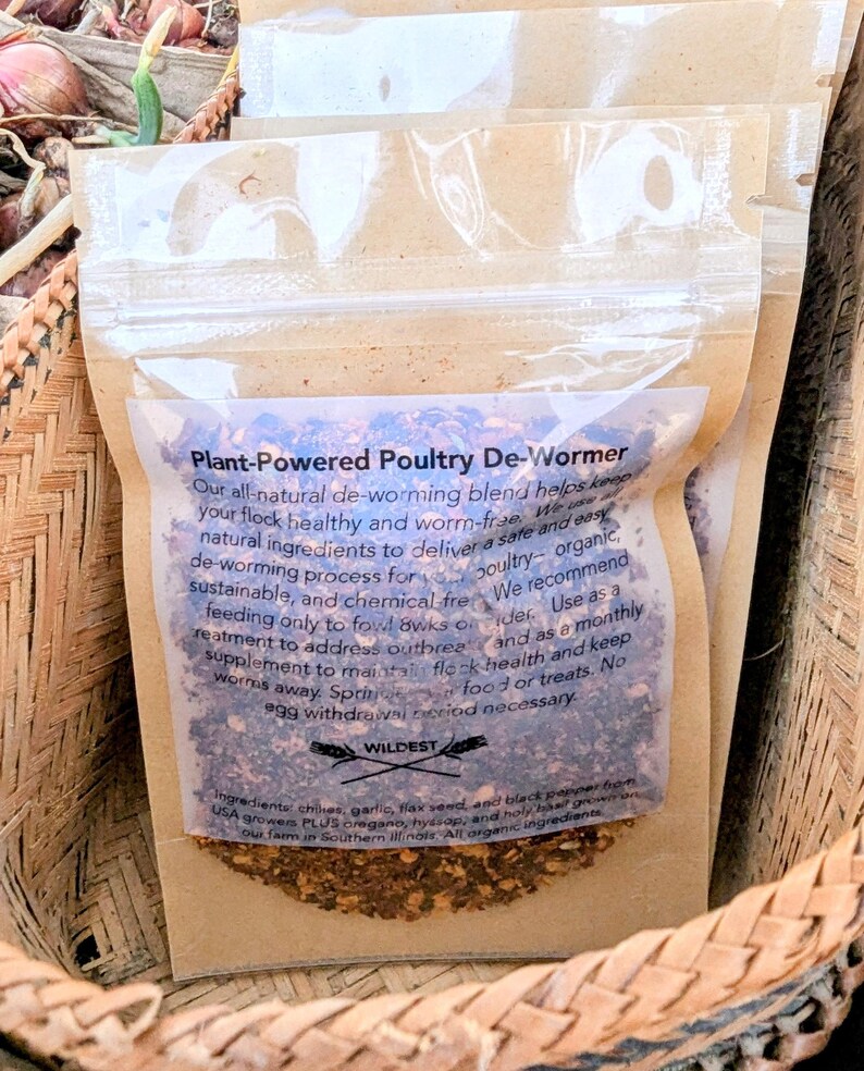 Plant-powered Poultry Dewormer: All-natural Flock Health Support - Etsy