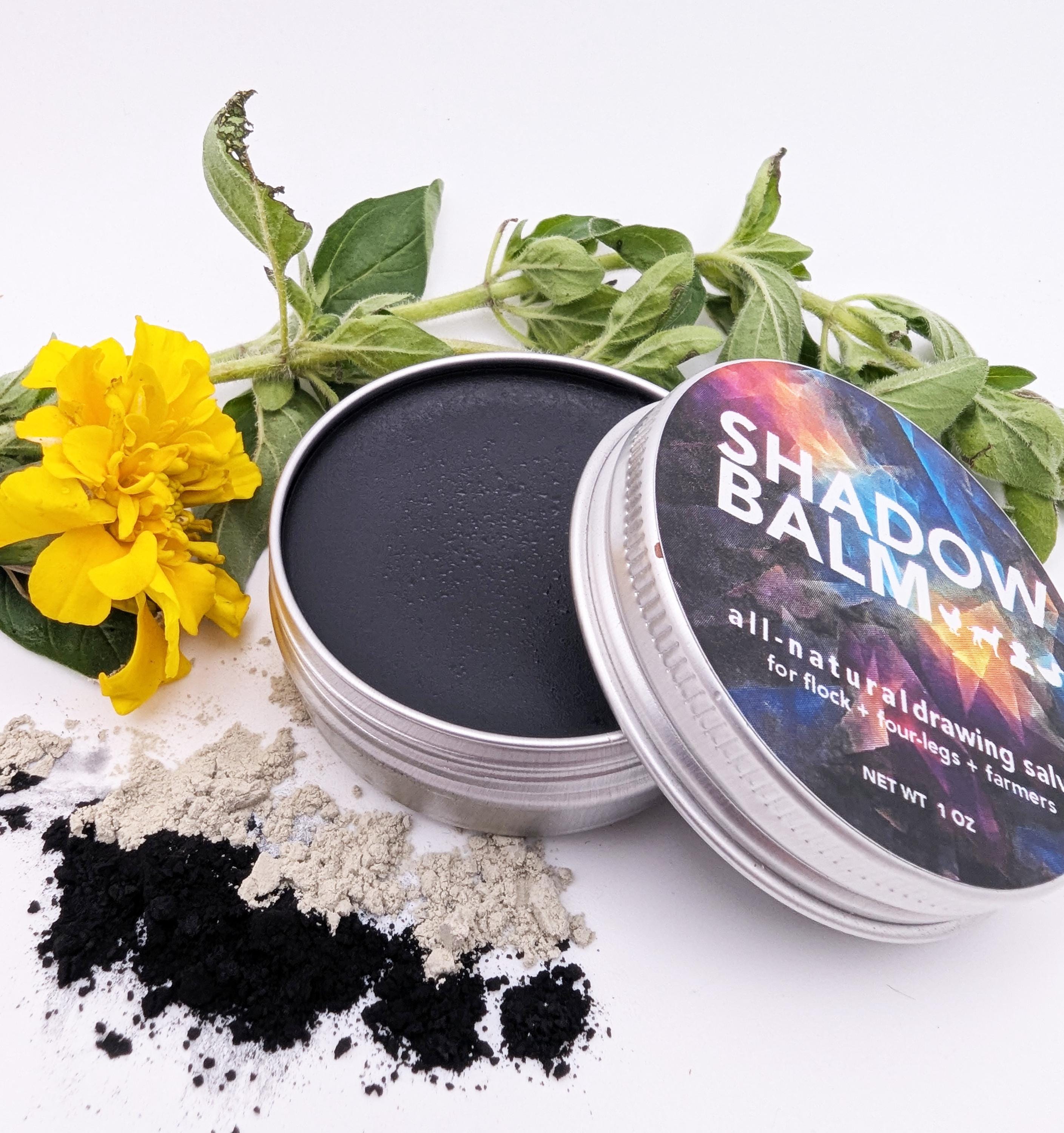 Shadow Balm Drawing Salve- Activated Charcoal + Bentonite Clay Poultice ...