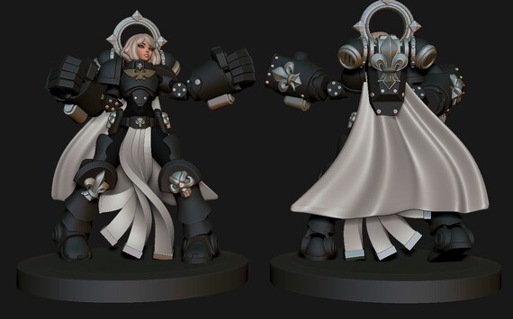 Space Nuns Heavy Power Armor Battle Sister by Minigames - Etsy