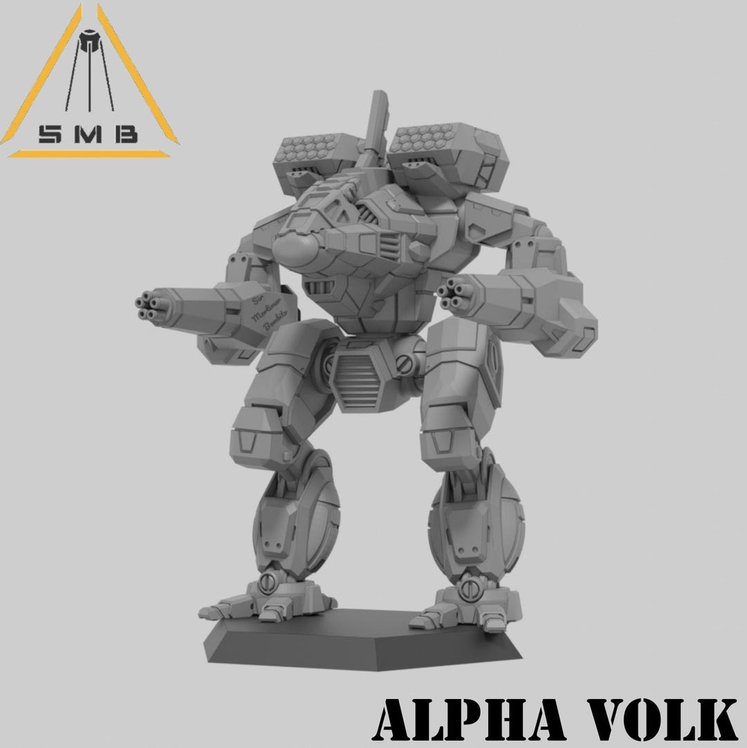 Alpha Volk Mecha One Piece Version (1 Model) by Sir Mortimer Bombito ...