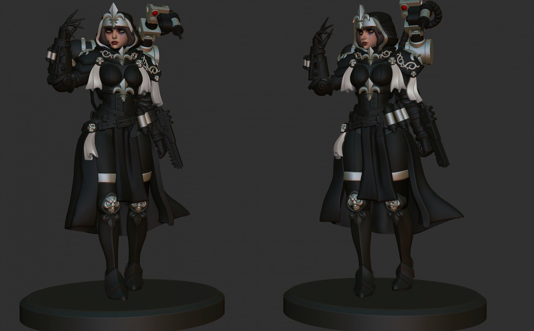 Space Nuns Battle Sister Hospitaller by Minigames Miniatures. - Etsy Canada