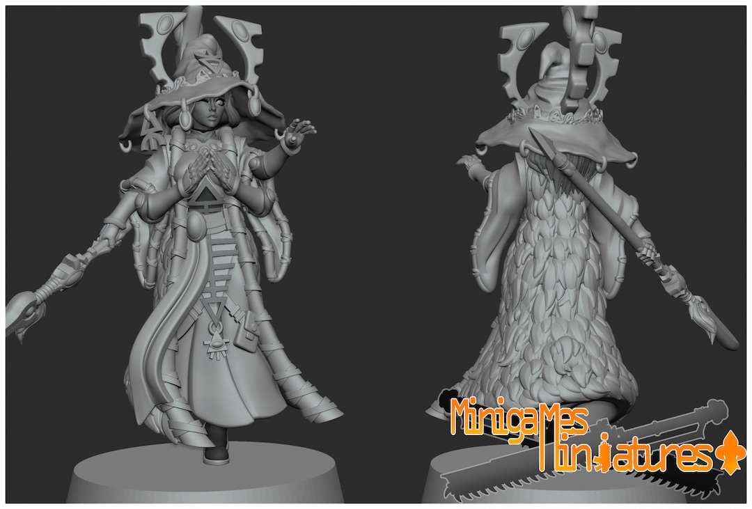 Space Elves Seer Ranni by Minigames Miniatures. 28mm Scale Made to ...