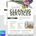 Spring Cleaning Service Editable Flyer | Professional Clean Business ...