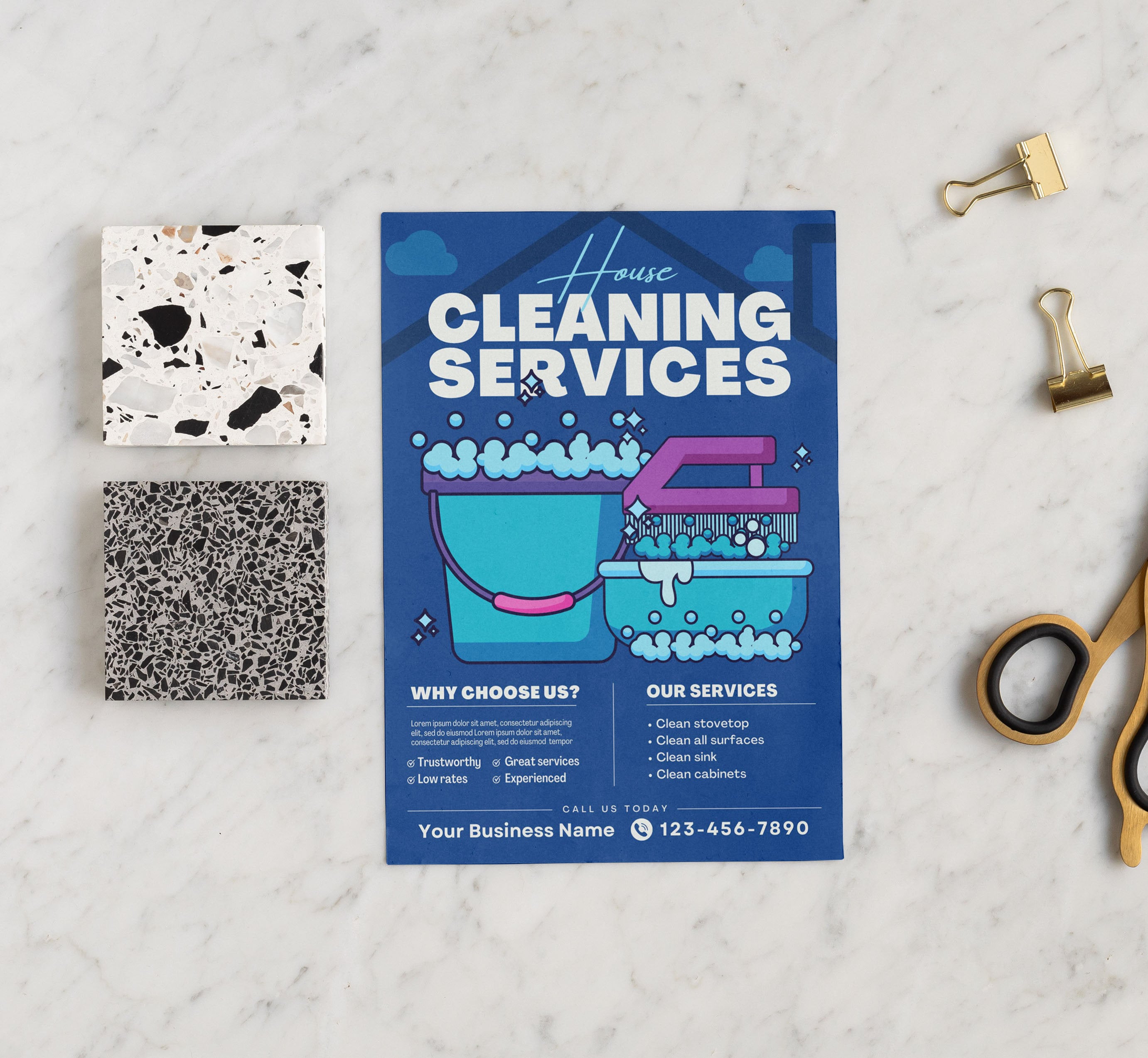 House Cleaning Services Flyer Template | Canva | Letter Size 8.5" X 11 ...