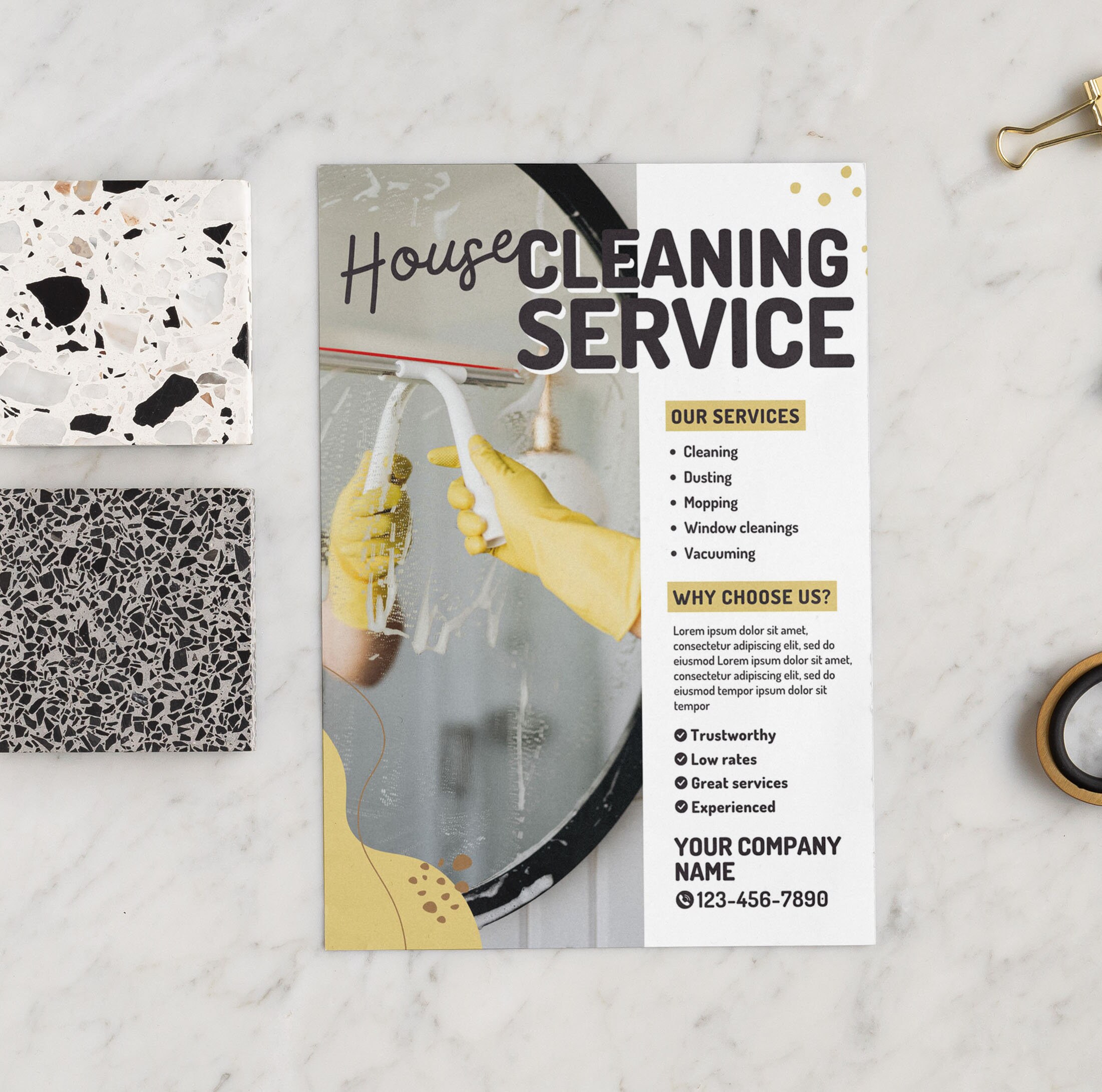 House Cleaning Service Flyer Template | Canva | US Letter Size 8.5" X ...