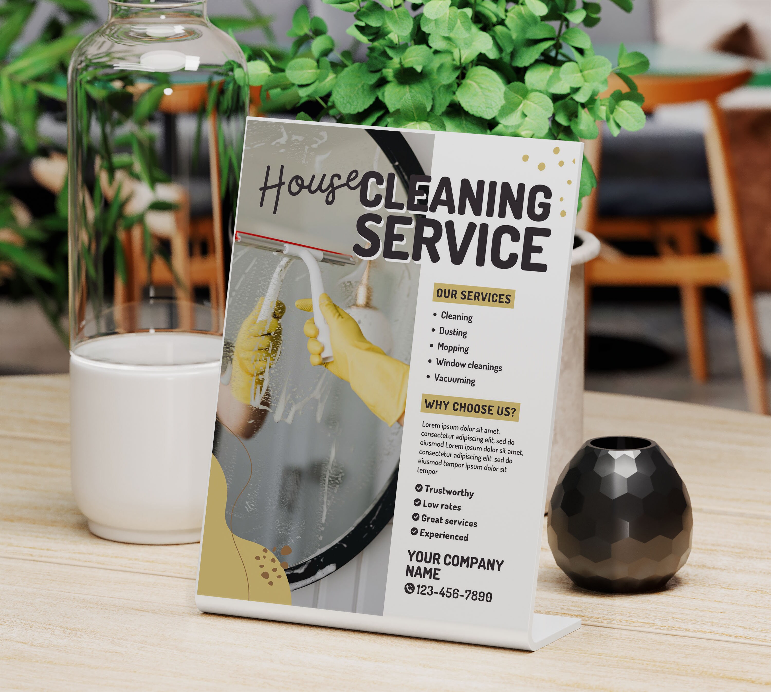 House Cleaning Service Flyer Template | Canva | US Letter Size 8.5" X ...
