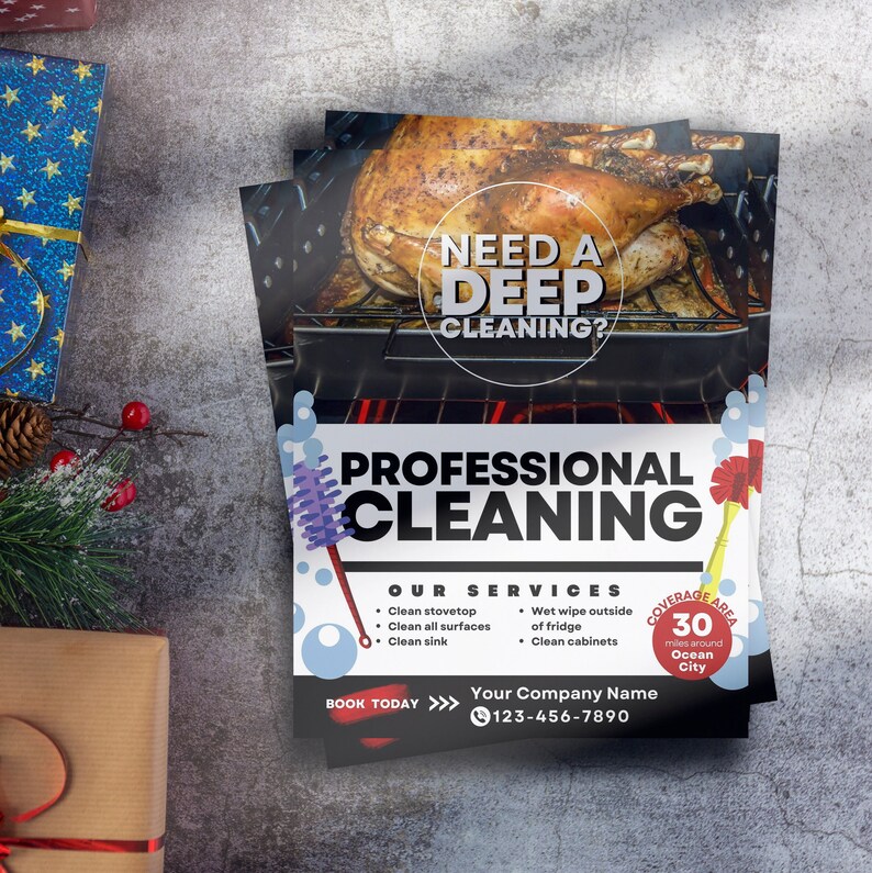 Deep Cleaning Services Flyer Template | Canva | 8.5 X 11 Inch | Clean ...