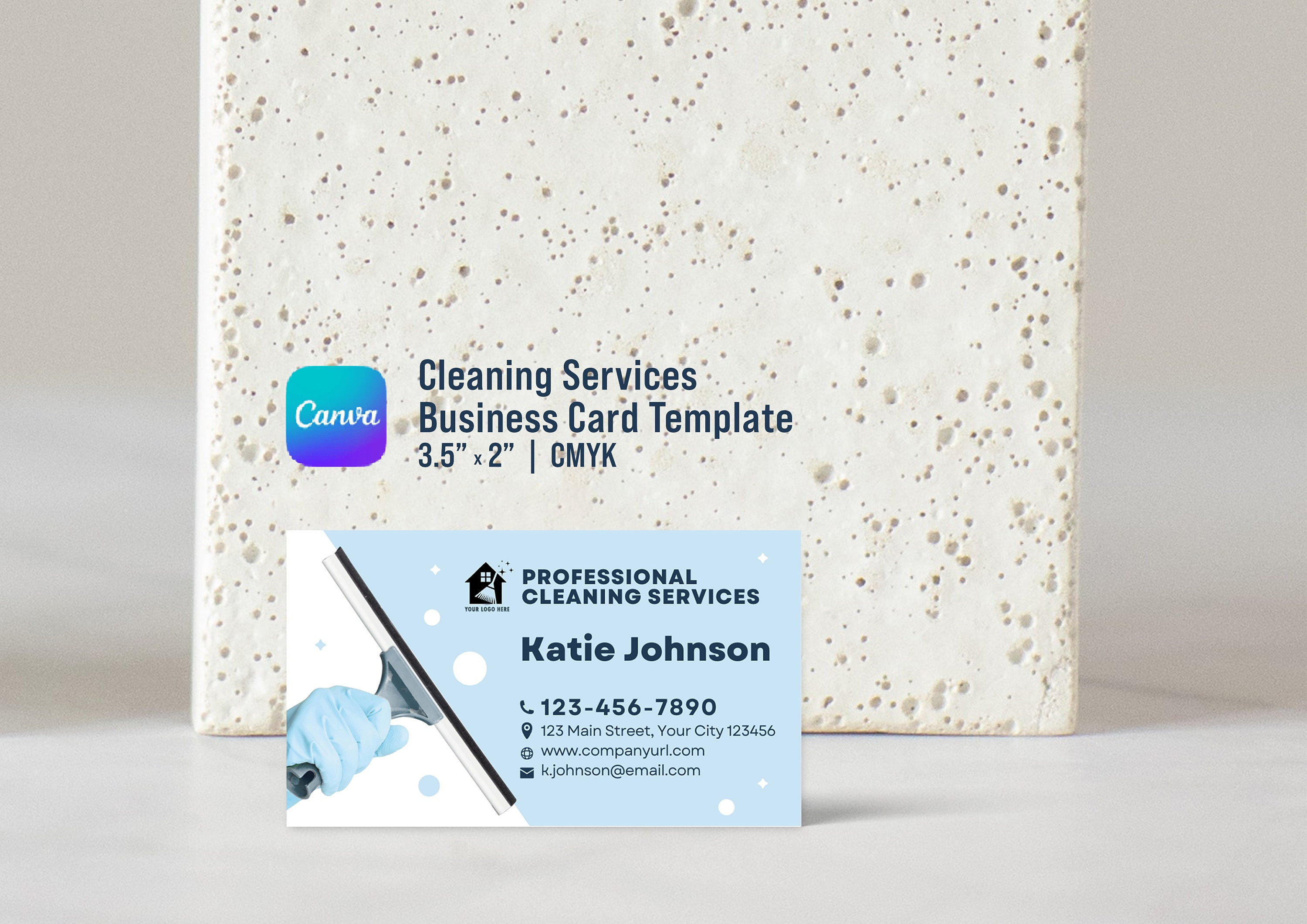 Cleaning Service Business Card Template Cleaning Business - Etsy