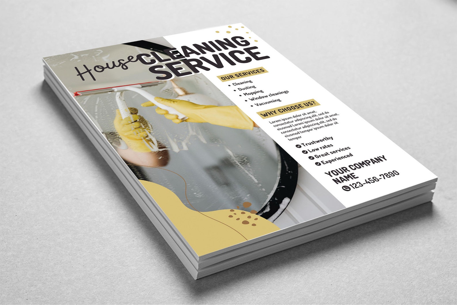House Cleaning Service Flyer Template | Canva | US Letter Size 8.5" X ...