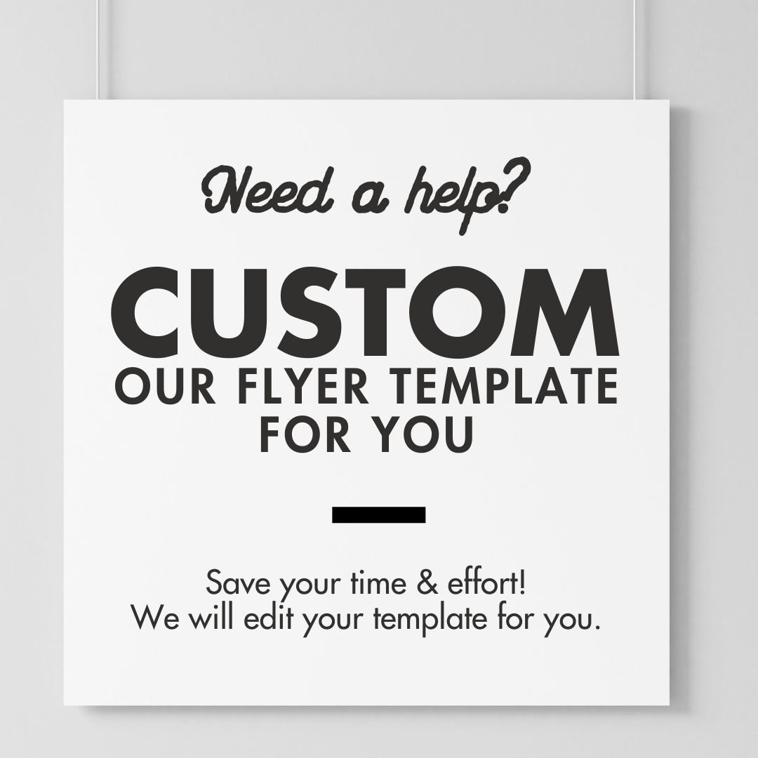 We Will Edit Your Flyer Template | Instant Download | Business Flyer ...