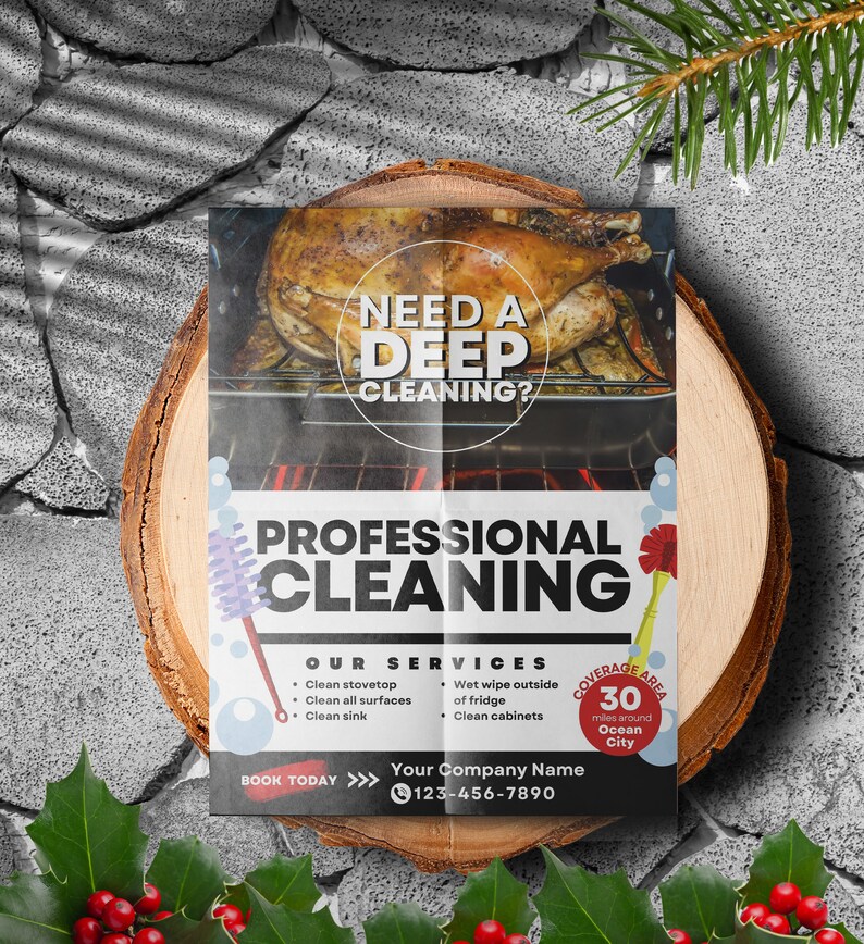 Deep Cleaning Services Flyer Template | Canva | 8.5 X 11 Inch | Clean ...