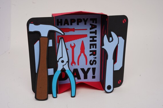 Father's Day Tool Box Card | Etsy
