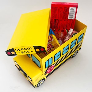 School Bus Gift Box - Etsy