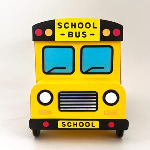 School Bus Gift Box - Etsy