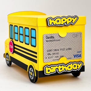 School Bus Gift Box - Etsy