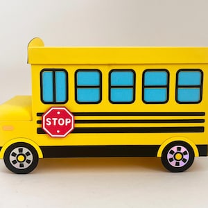 School Bus Gift Box - Etsy