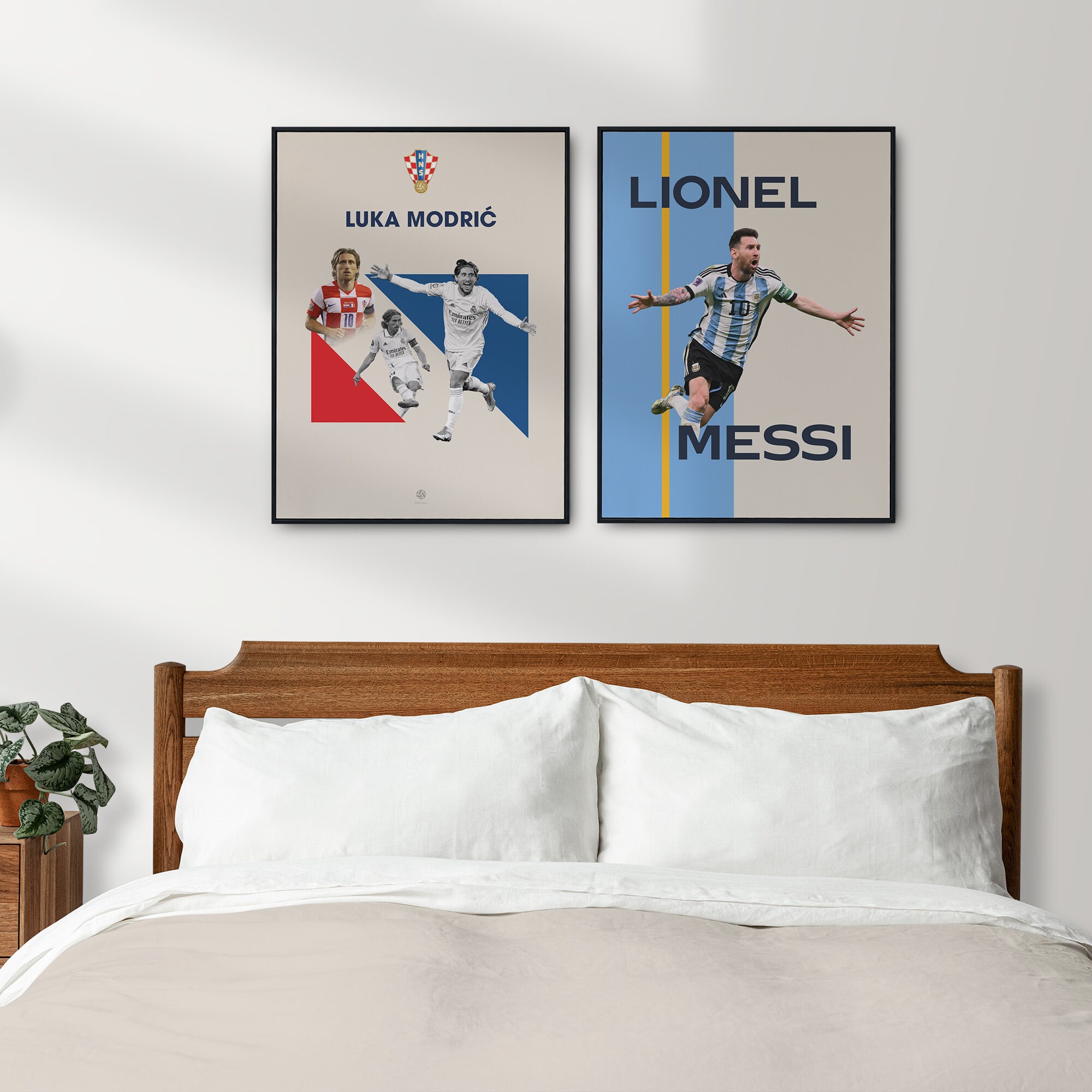 Luka Modric Poster Modric Poster Croatia Real Madrid Minimalist Design ...
