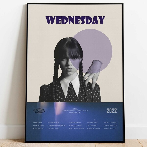 Wednesday Movie Poster - Etsy