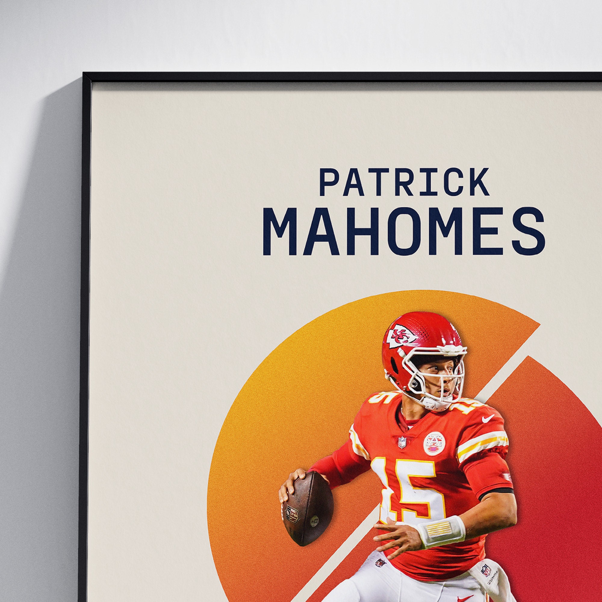Patrick Mahomes Poster, Chiefs Football Poster