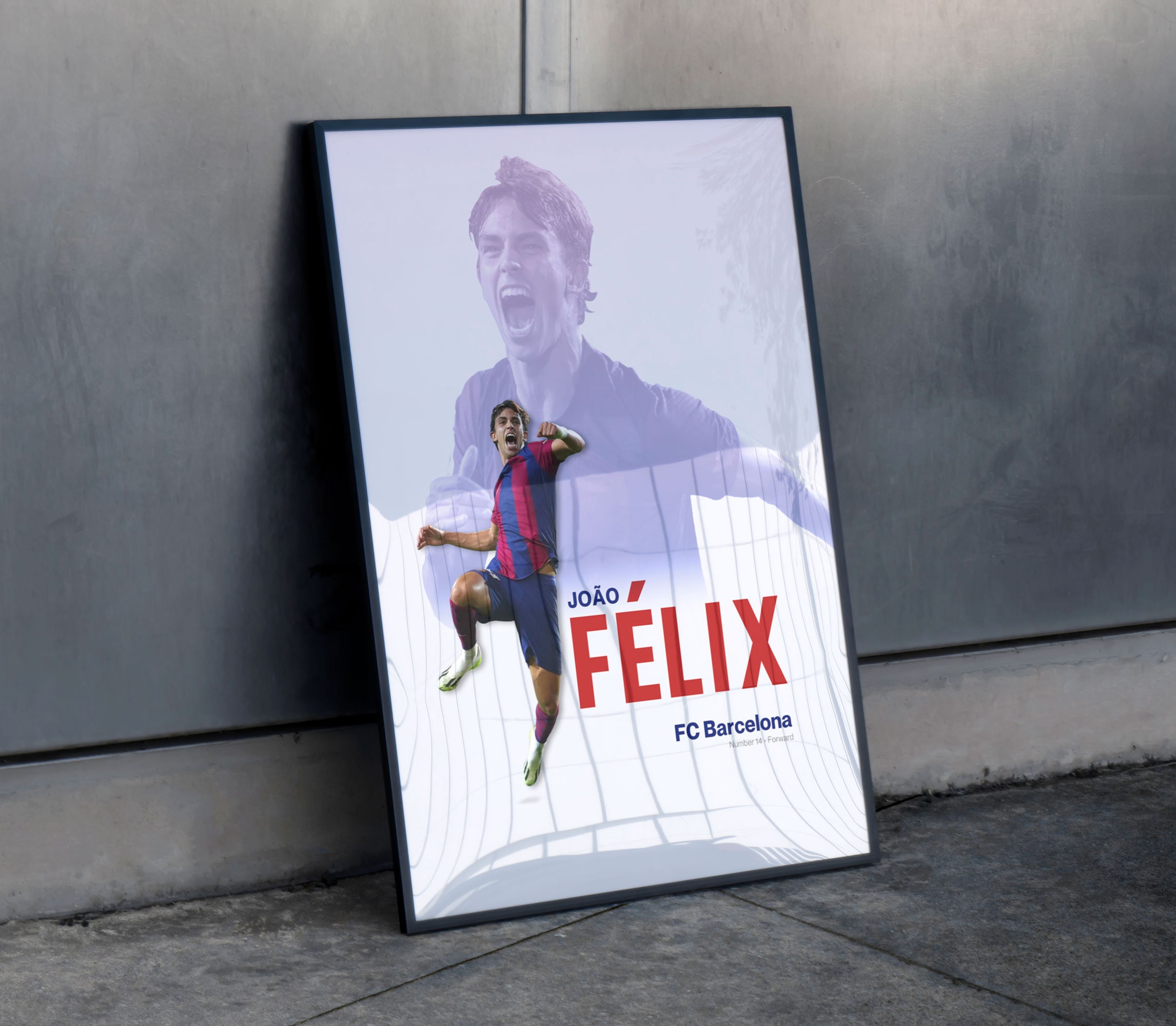 JOAO FELIX Poster Felix Barcelona Poster Joao Felix Barcelona FC ...