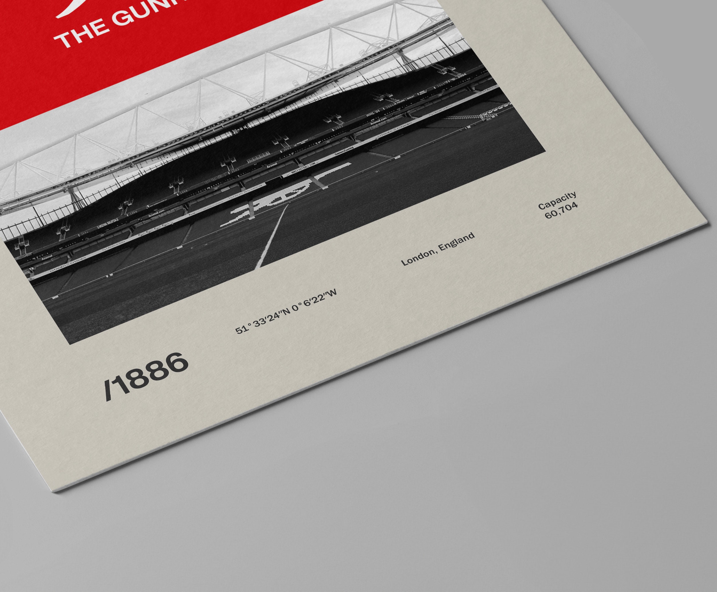 Arsenal FC Poster Digital DOWNLOAD - Etsy