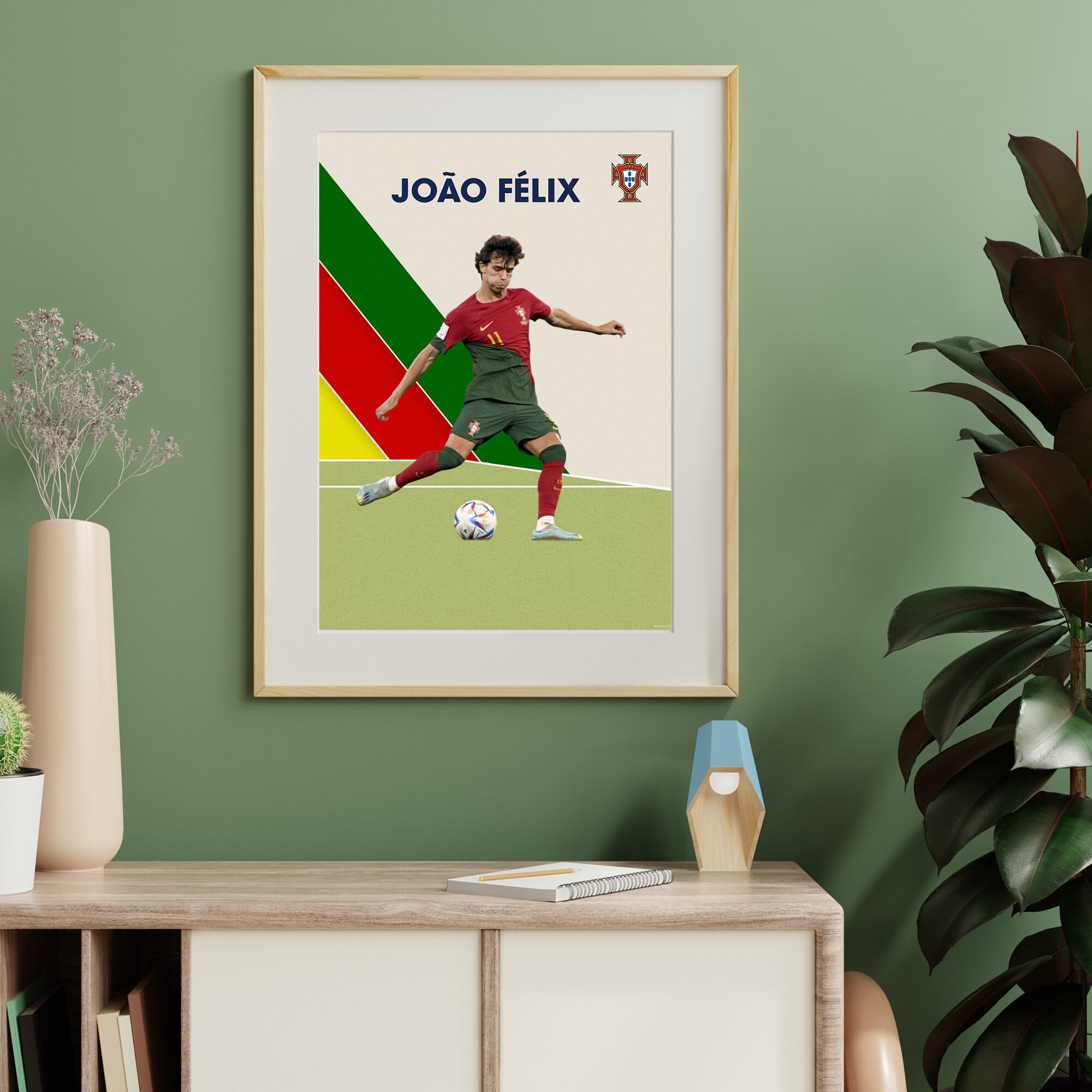 JOAO FELIX Poster PORTUGAL World Cup Minimalist Design Poster Football ...