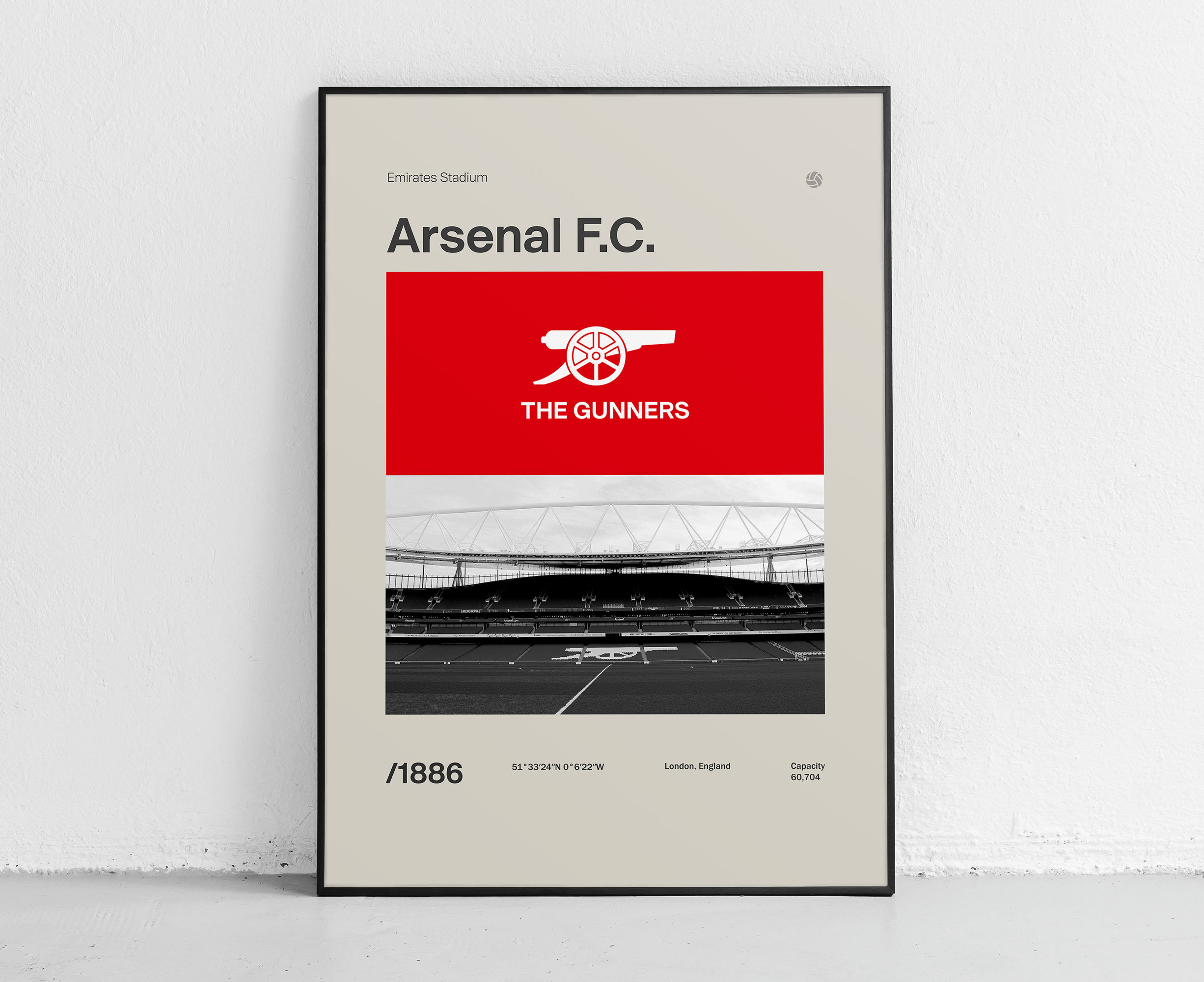 Arsenal FC Poster Digital DOWNLOAD - Etsy
