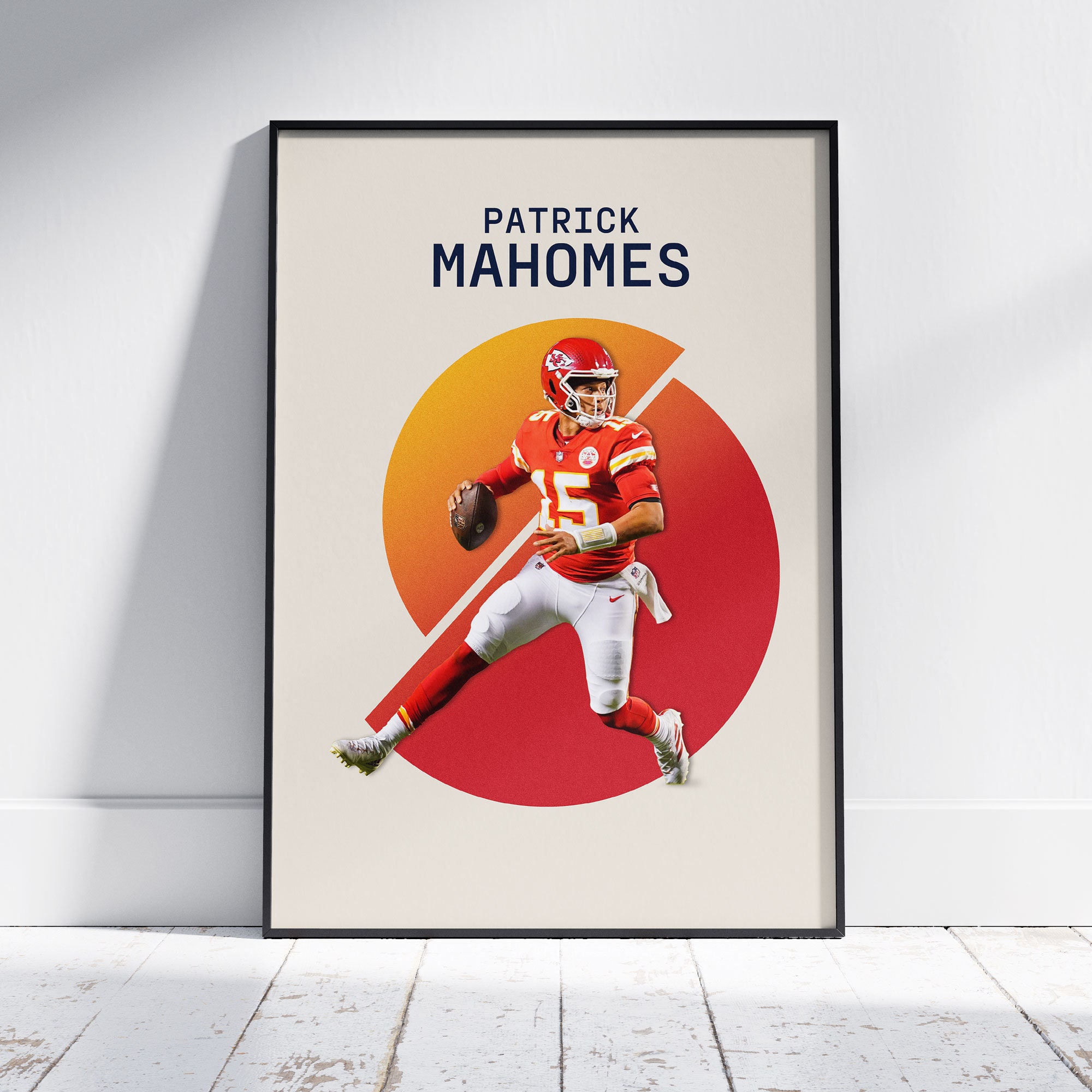 Patrick Mahomes Poster, Chiefs Football Poster