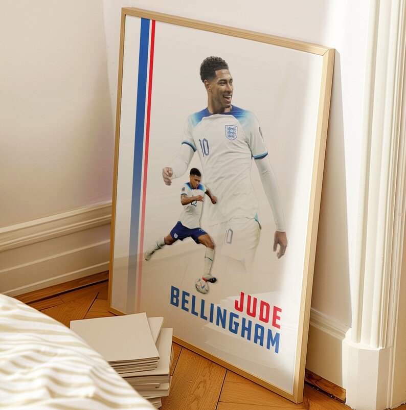 Jude Bellingham Poster England Poster Bellingham Poster Jude Bellingham ...