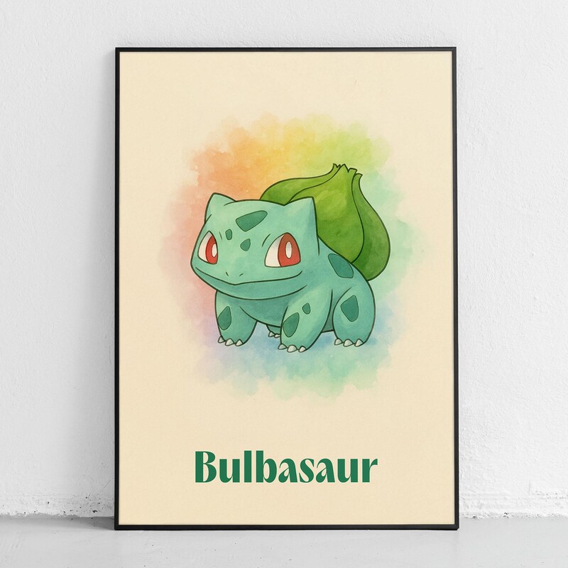 Bulbasaur Poster - Etsy