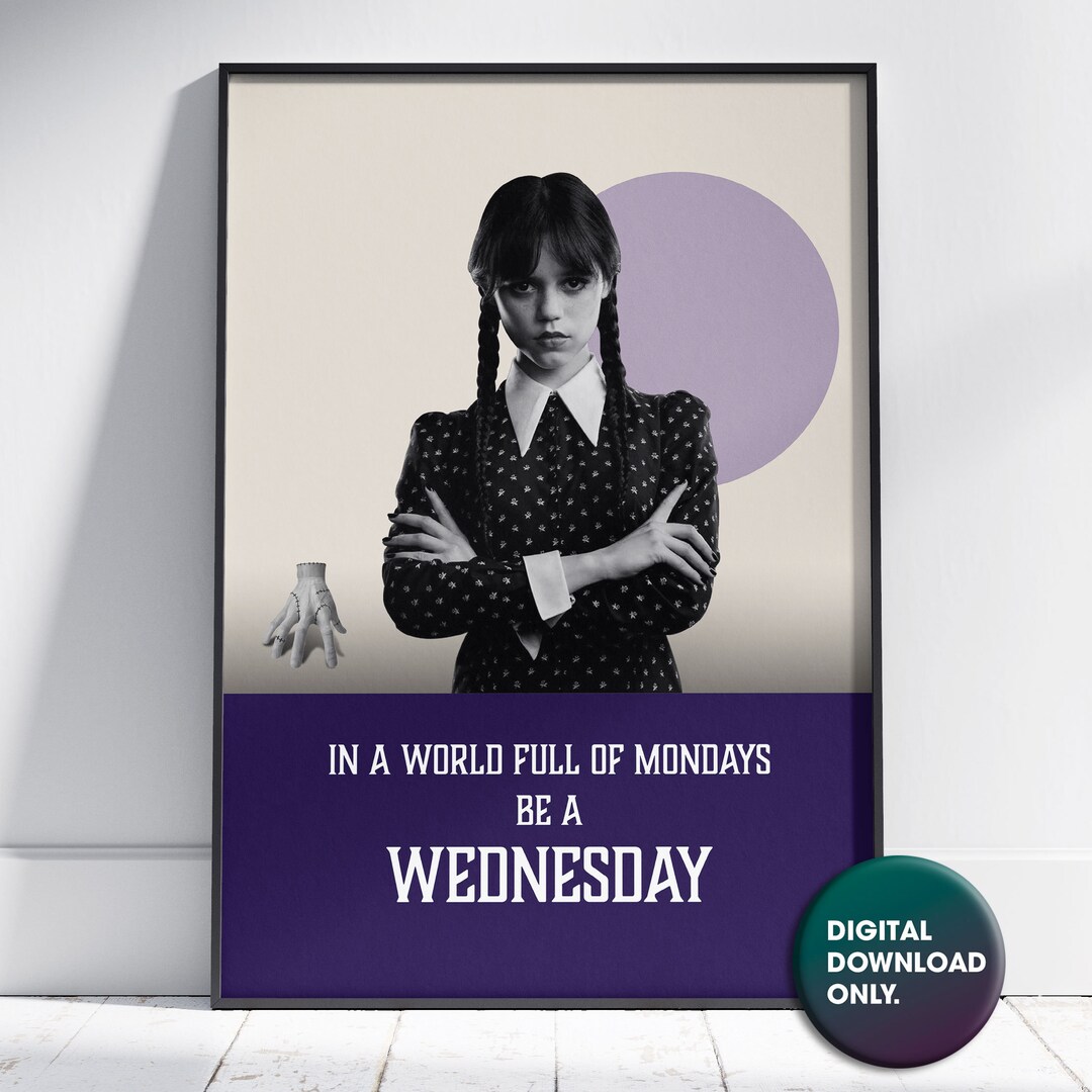 Wednesday Addams, Gothic Poster, Horror Tv Series, Movie Poster ...