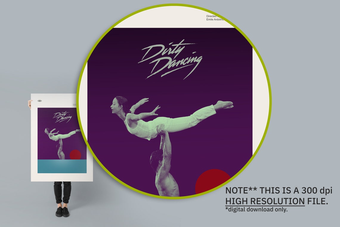Dirty Dancing Movie Poster 80s Movie Poster Dirty Dancing Gift Patrick ...