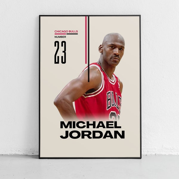 Michael Jordan Poster - Etsy