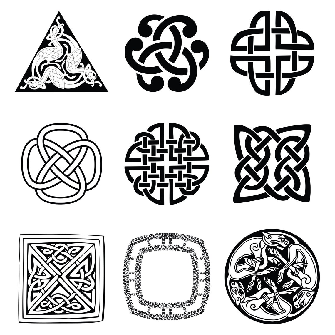 25 Collection of Celtic Logos and Other Knots for Use in Your Creative ...