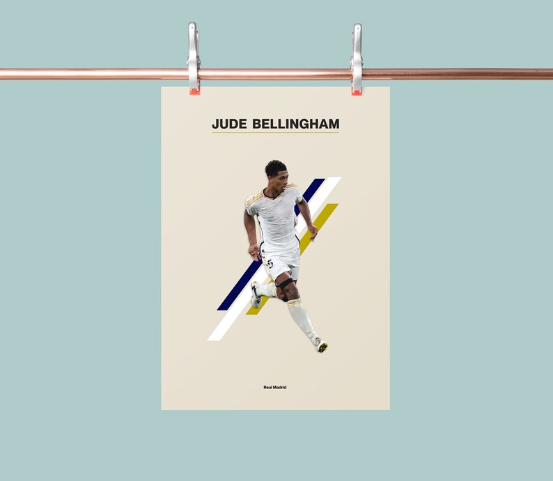 Jude Bellingham Poster Real Madrid Poster Bellingham Poster Jude ...