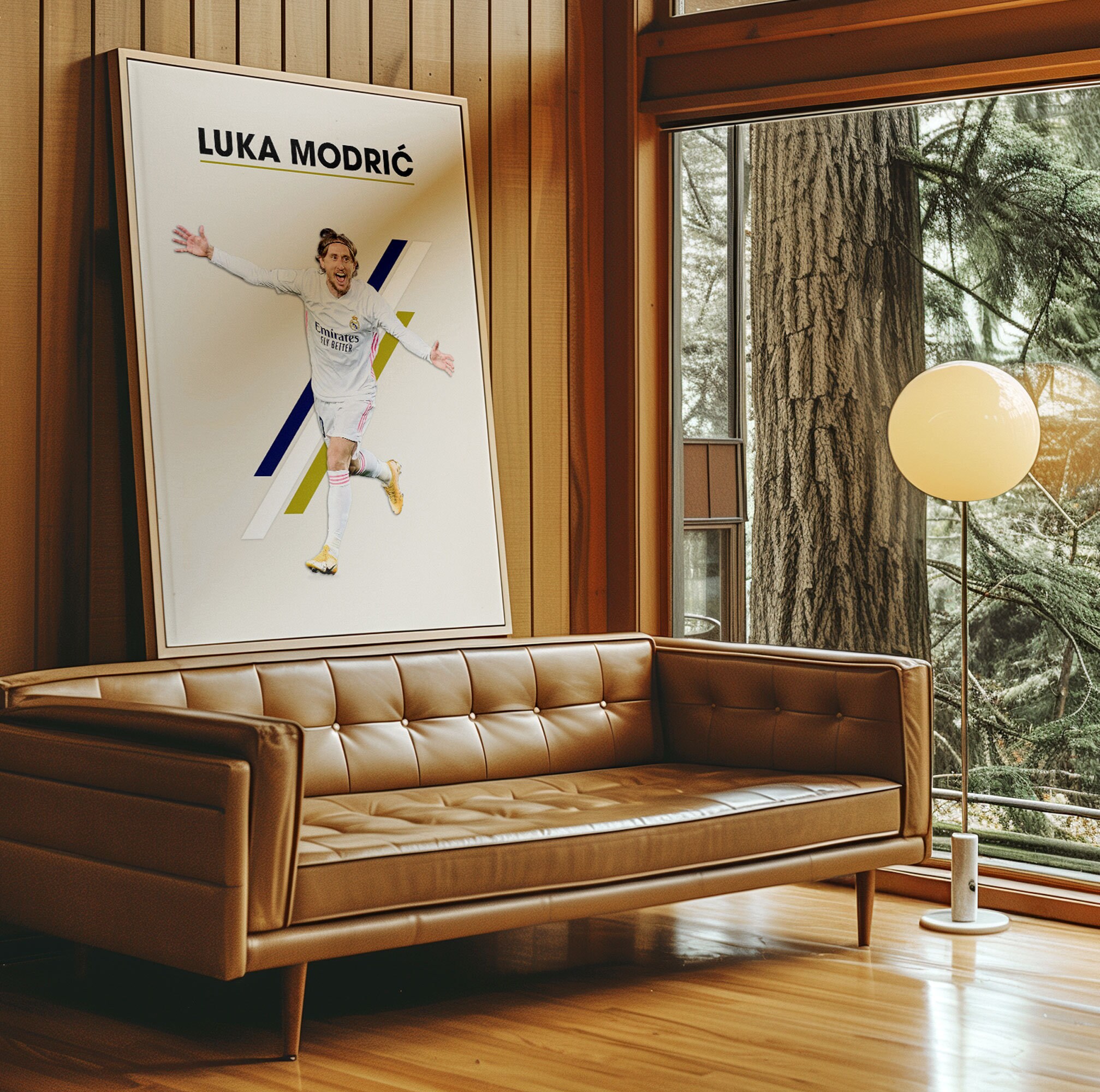 Luka Modric Poster Modric Poster Croatia Real Madrid Minimalist Design ...