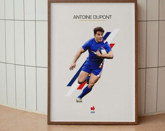 Antoine Dupont Poster Gift Idea Antoine Dupont France Rugby Poster ...