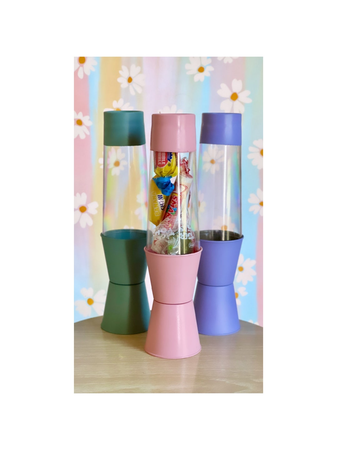 Mini Lava Lamp Party Decor, Pastel Colors, Groovy Party Favors, Retro ...