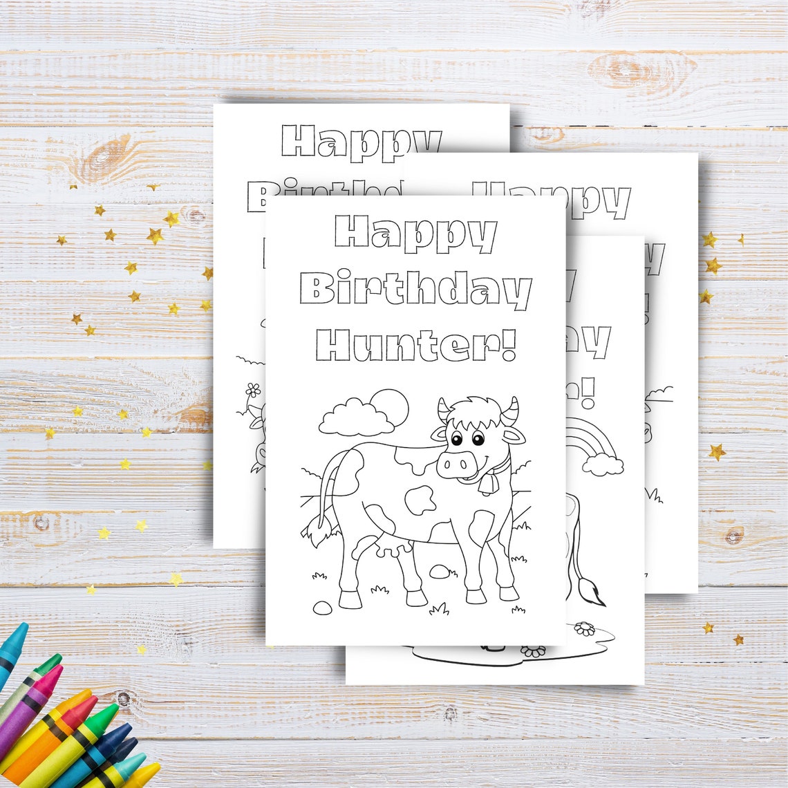 Digital Coloring Book Party Favors Birthday Party Favors - Etsy