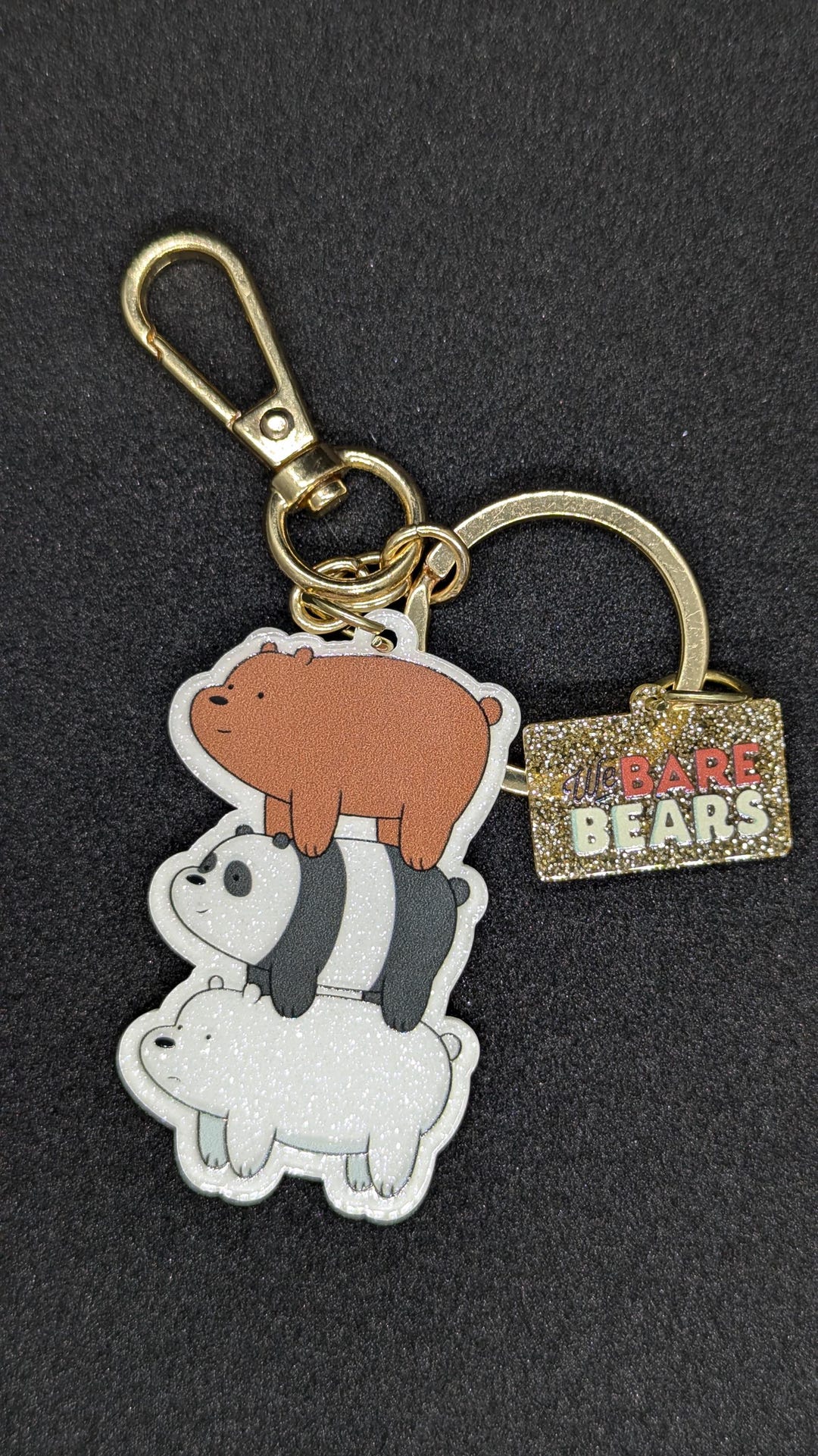 Cute We Bare Bears Keychain - Etsy