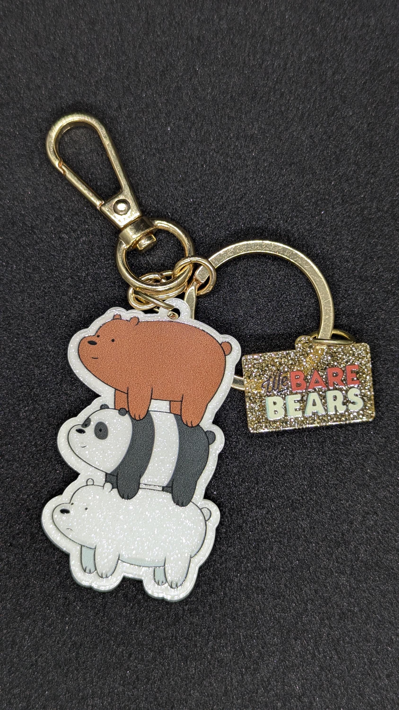 Cute We Bare Bears Keychain - Etsy