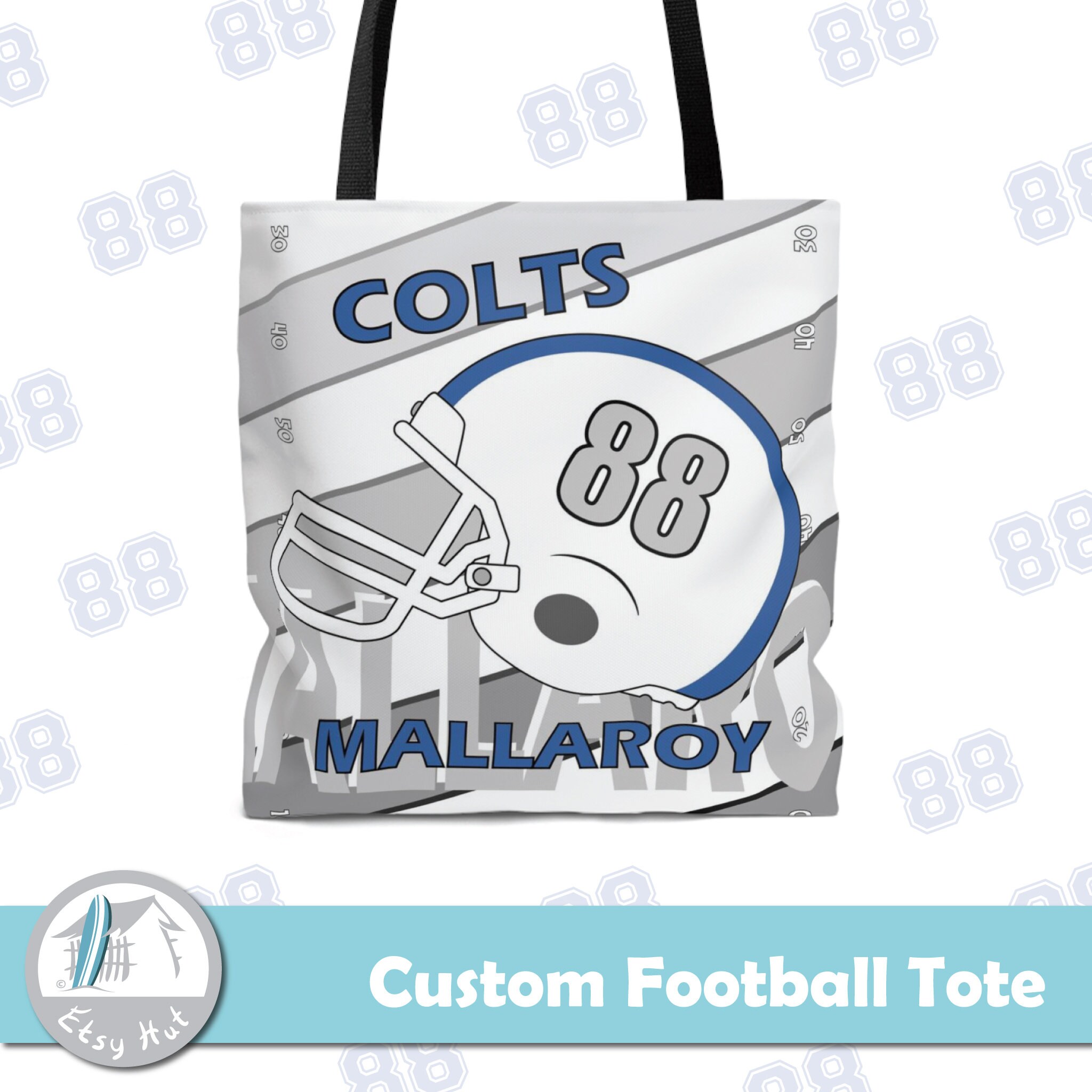 Football Tote Bag Aesthetic Football Field Background Grocery Bag ...