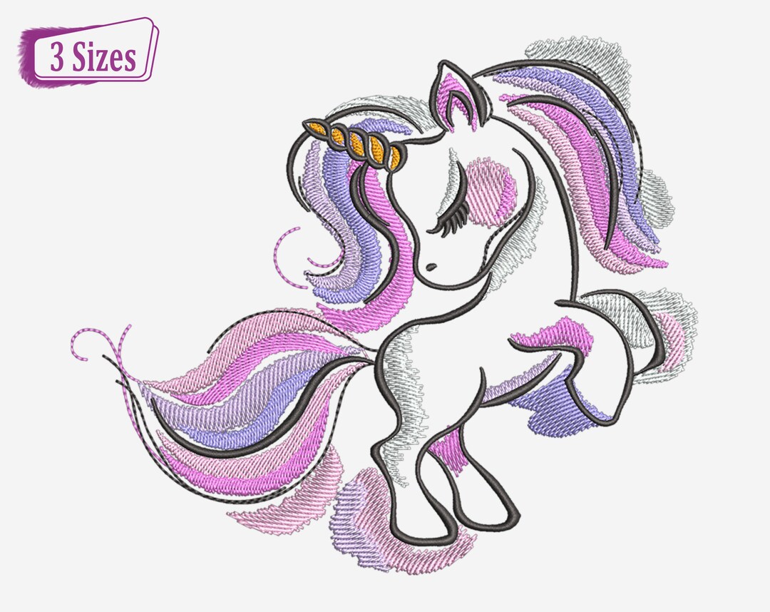 Unicorn Machine Embroidery Design Files, Embroidery Unicorn Patterns ...