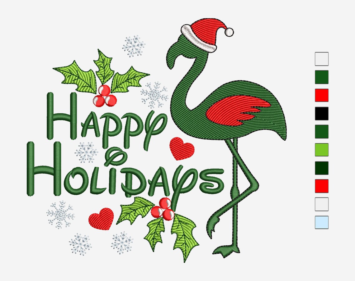 Christmas Embroidery Designs for Machine Christmas Happy - Etsy