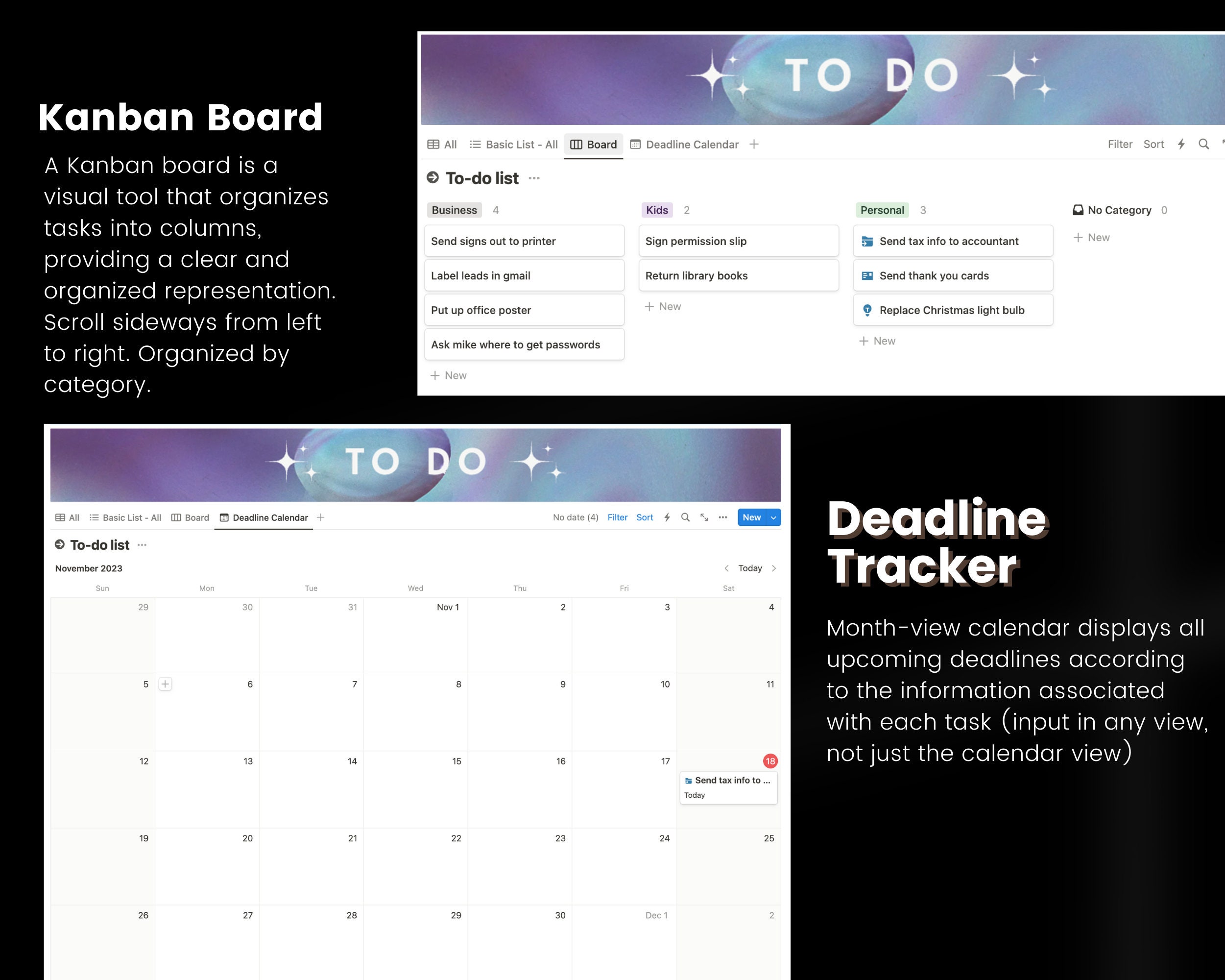 Notion Daily Pocket Template: Daily Lists, To-do, and Shopping List ...