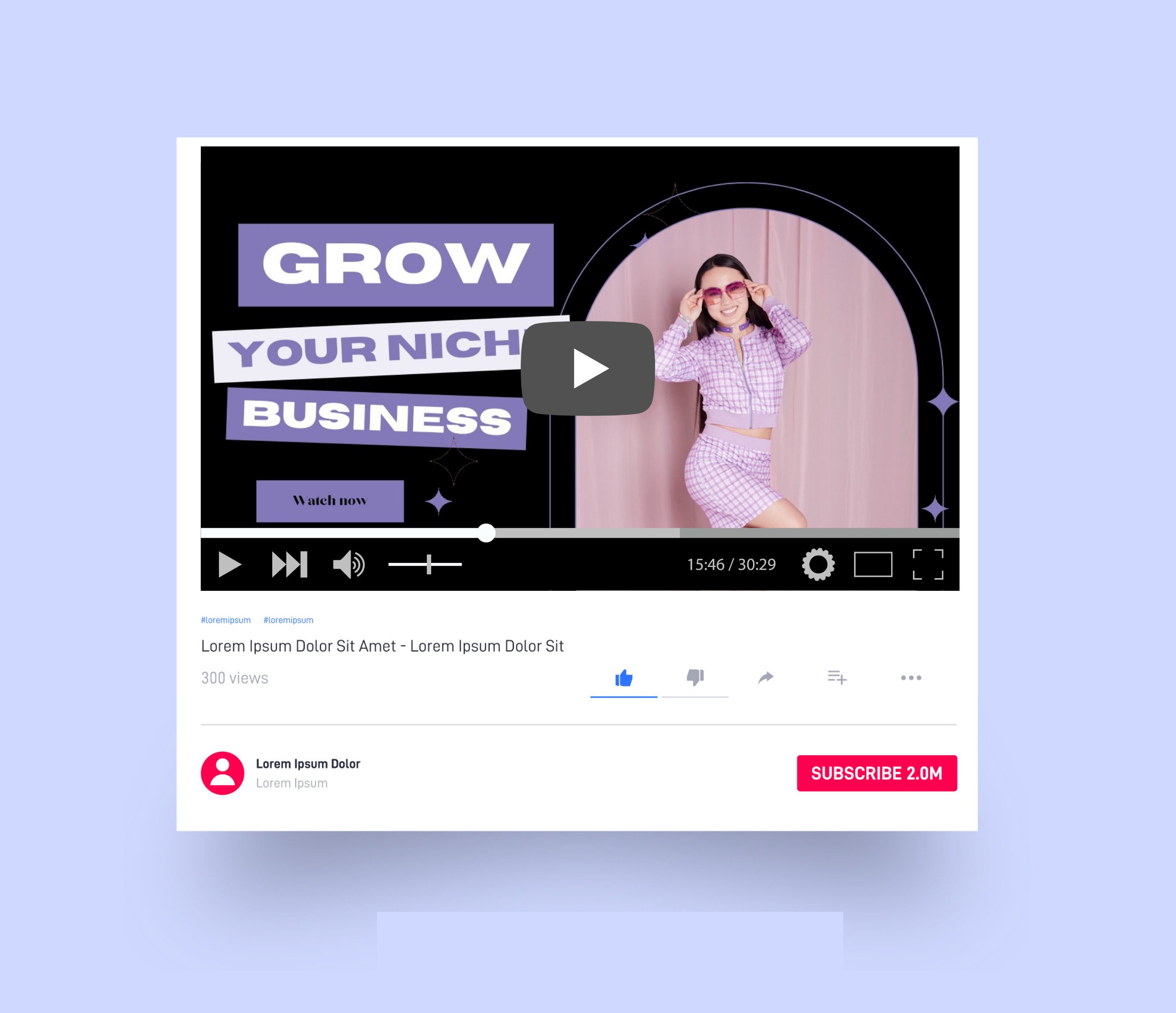 Y2K Youtube Brand Kit, Complete Youtube Channel, Purple Youtube ...