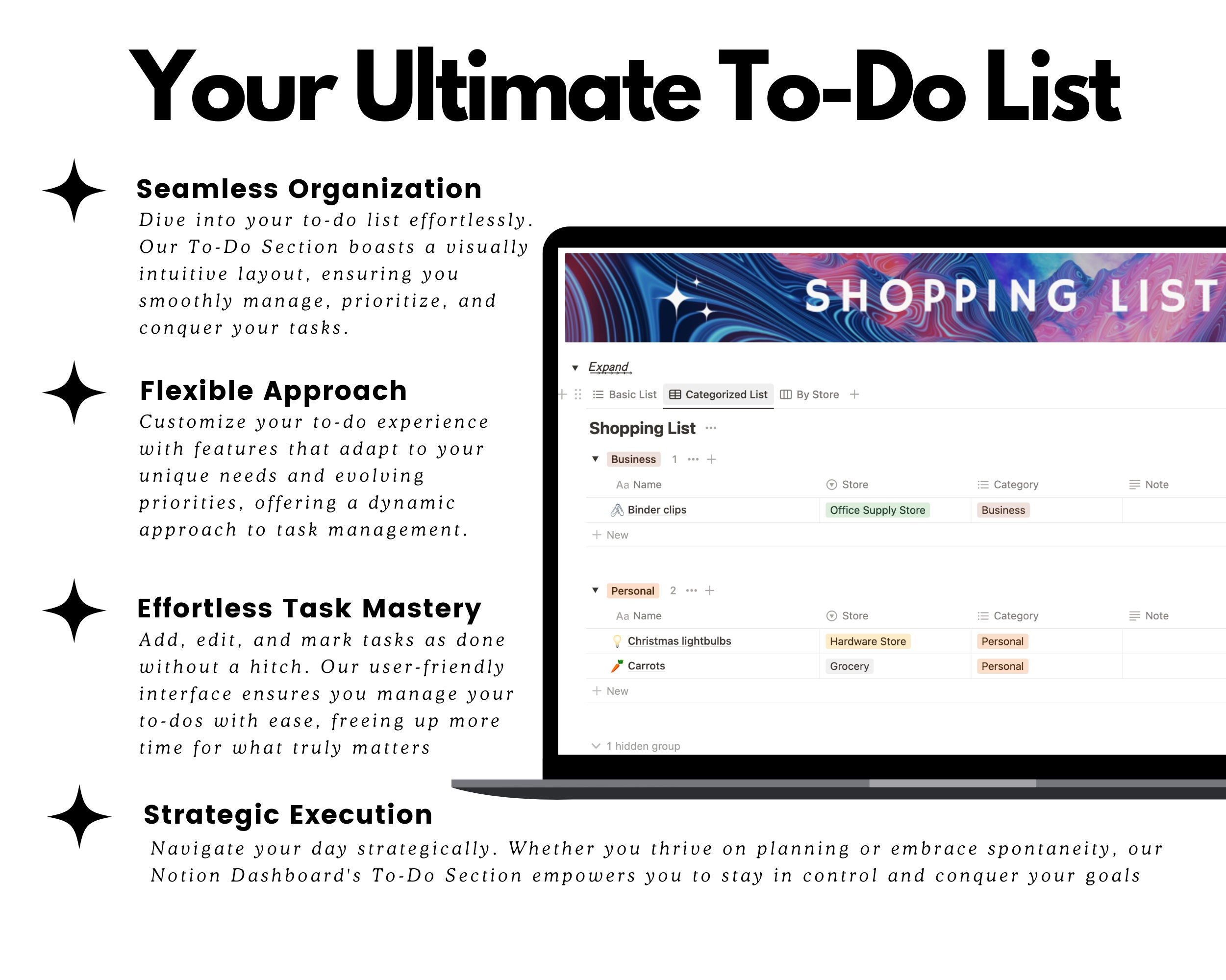 Notion Daily Pocket Template: Daily Lists, To-do, and Shopping List ...