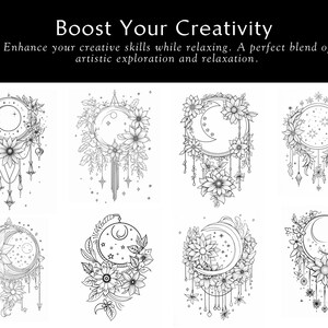 Boho Moons Tracing Book | Mindfulness Activity | E-ink Tracing Book ...