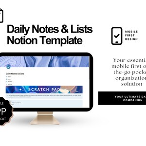 Notion Daily Pocket Template: Daily Lists, To-do, and Shopping List ...